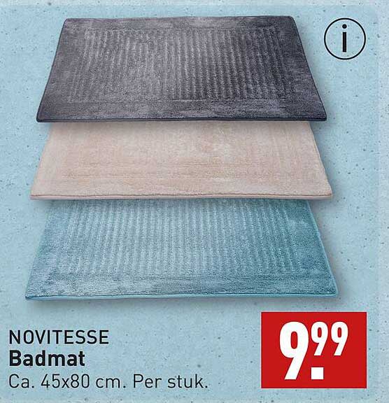 Novitesse Badmat aanbieding bij ALDI