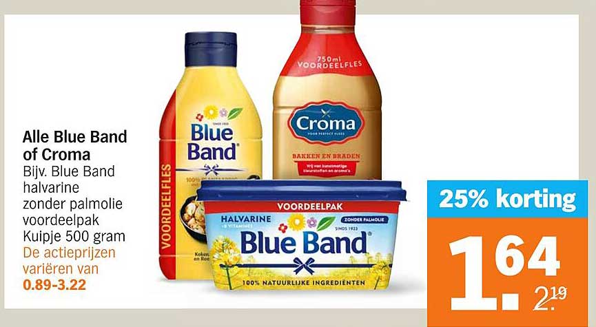 Alle Blue Band Of Croma aanbieding bij Albert Heijn