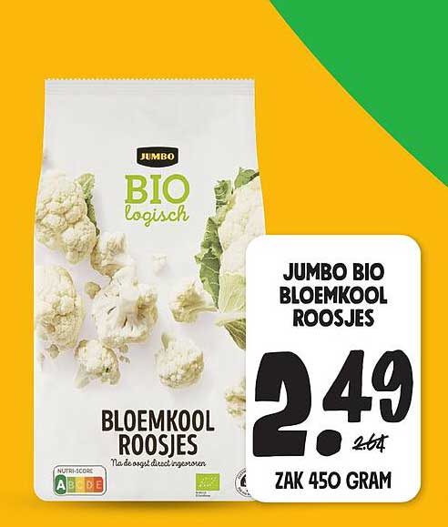 Jumbo Bio Bloemkool Roosjes aanbieding bij Jumbo