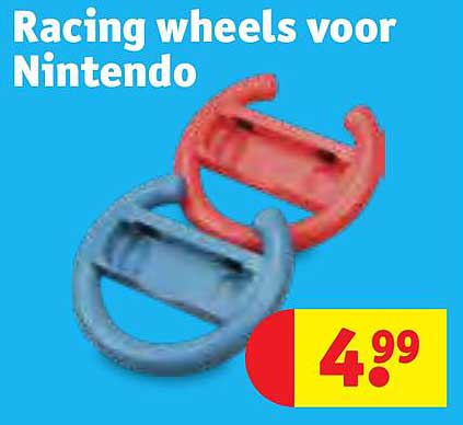 Racing Wheels Voor Nintendo aanbieding bij Kruidvat