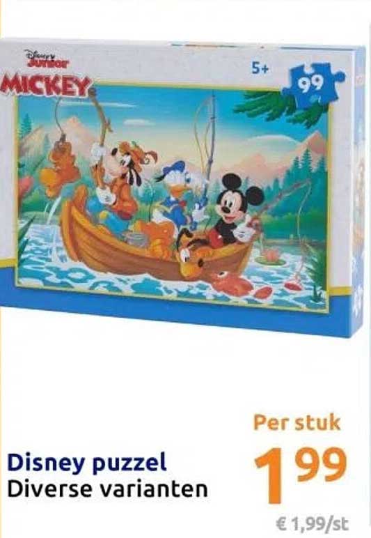 Disney Puzzel aanbieding bij Action