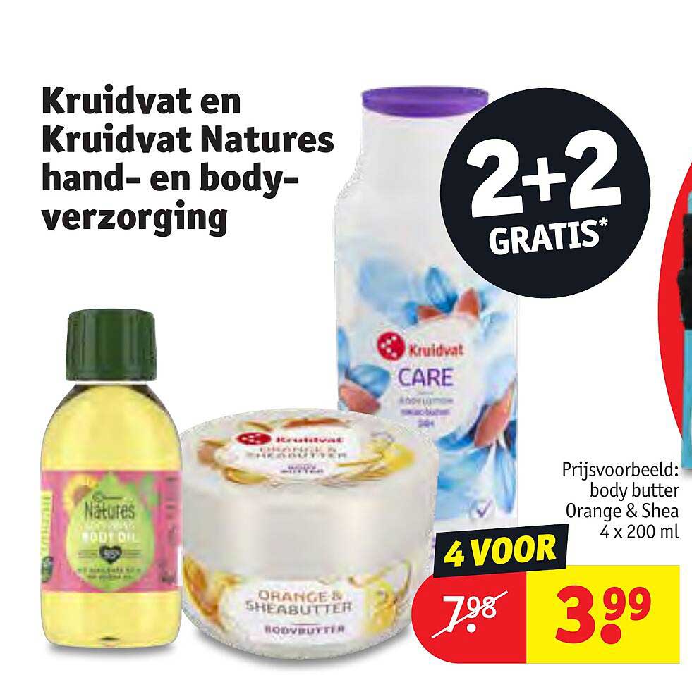 Kruidvat En Kruidvat Natures Hand- En Body-Verzorging aanbieding bij ...
