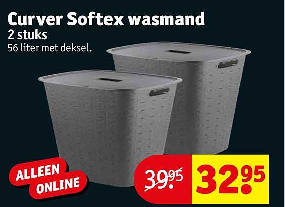 Curver Softex Wasmand aanbieding bij Kruidvat