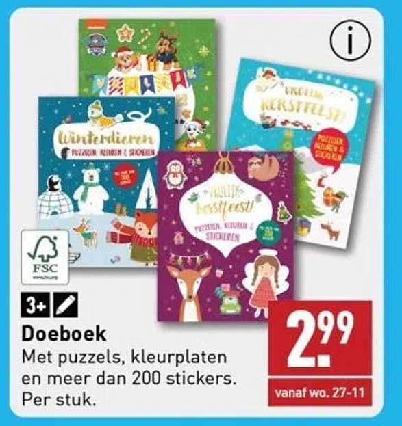 Doeboek aanbieding bij ALDI