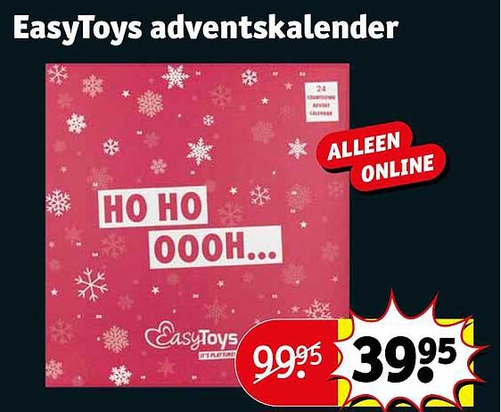 Easytoys Adventskalender aanbieding bij Kruidvat