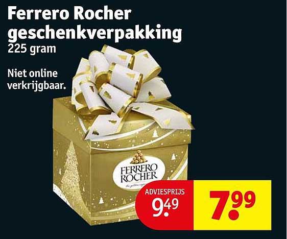 Ferrero Rocher Geschenkverpakking aanbieding bij Kruidvat