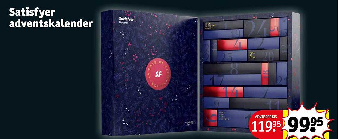 Satisfyer Adventskalender aanbieding bij Kruidvat
