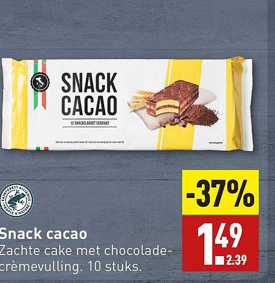 Snack Cacao aanbieding bij ALDI
