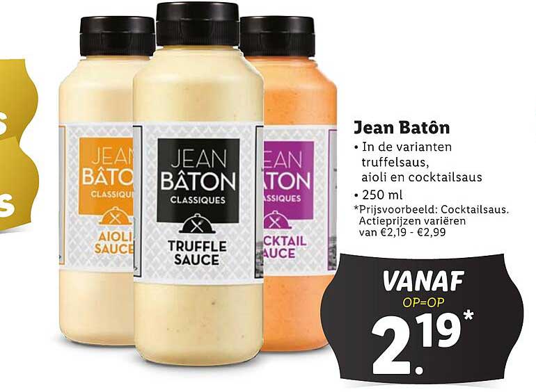 Jean Batôn aanbieding bij Lidl