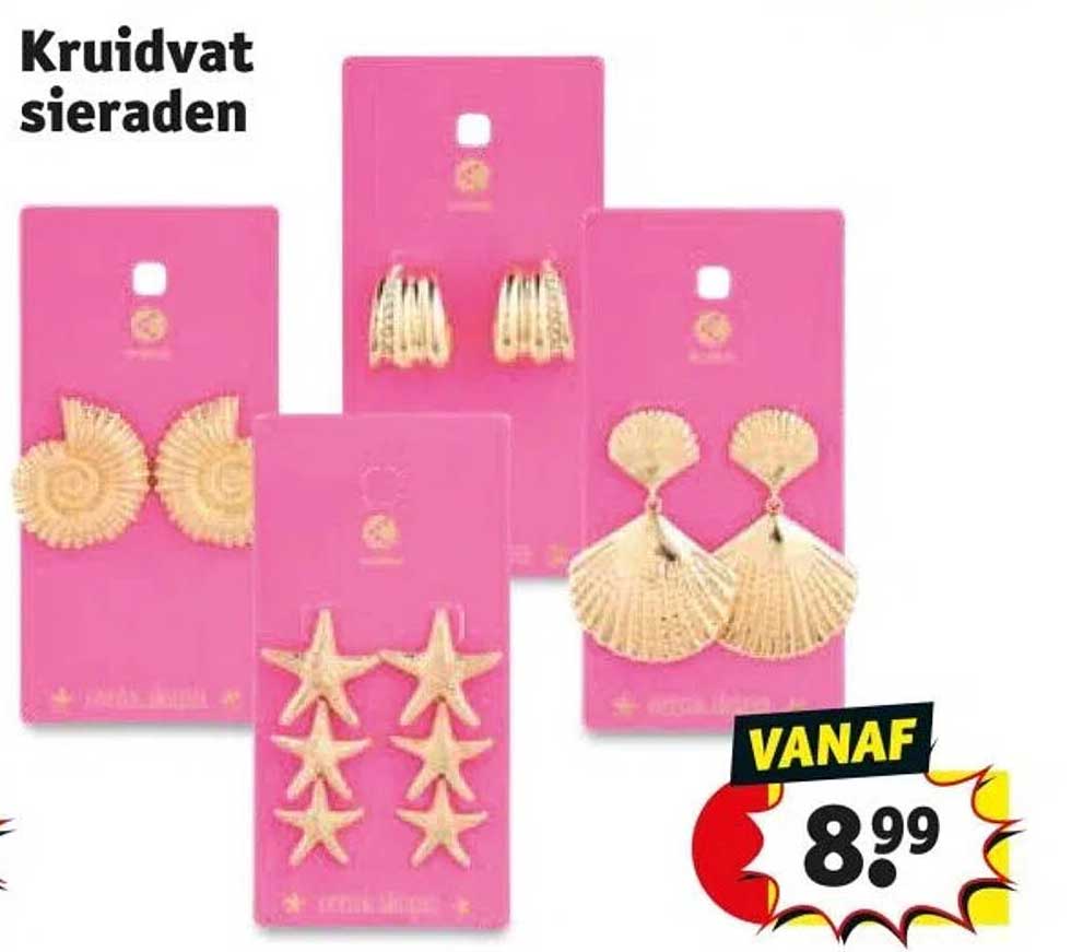 Kruidvat Sieraden aanbieding bij Kruidvat