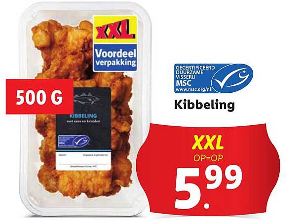 Kibbeling aanbieding bij Lidl