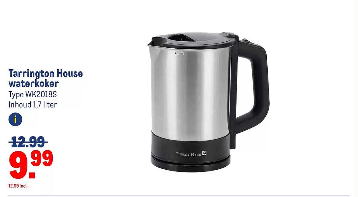 Tarrington House Waterkoker aanbieding bij Makro