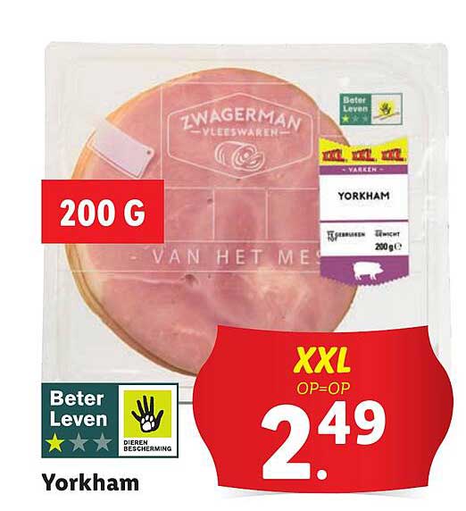 Yorkham aanbieding bij Lidl