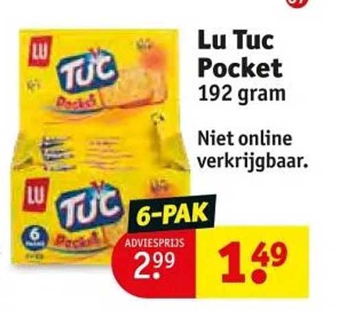Lu Tuc Pocket aanbieding bij Kruidvat
