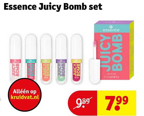 Essence Juicy Bomb Set aanbieding bij Kruidvat