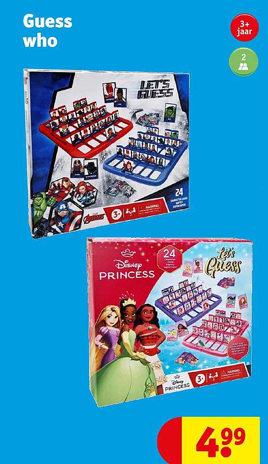 Let's Guess Disney Princess aanbieding bij Kruidvat