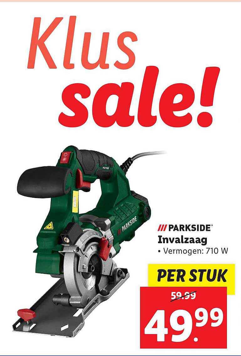 Parkside Invalzaag aanbieding bij Lidl
