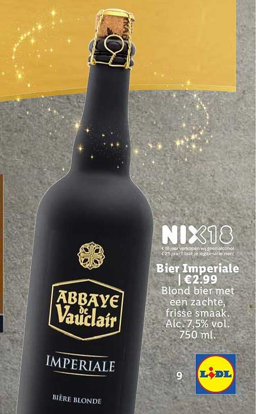 Bier Imperiale aanbieding bij Lidl