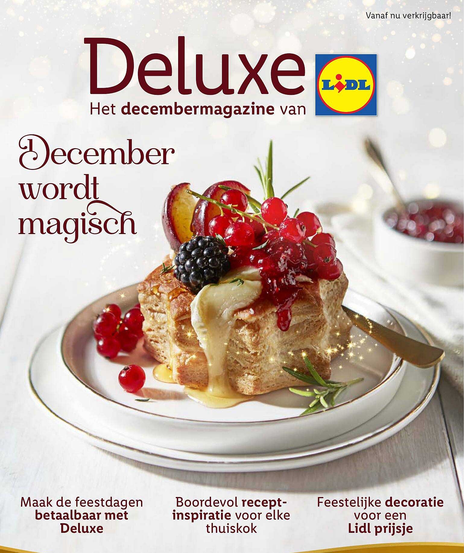 Deluxe Het Decembermagazine Van Lidl aanbieding bij Lidl