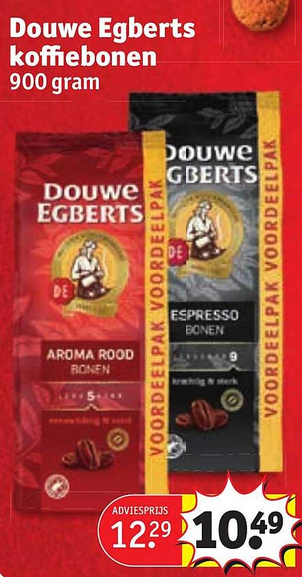 Douwe Egberts Koffiebonen aanbieding bij Kruidvat