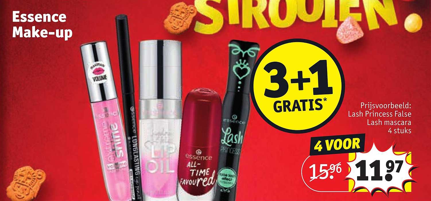 Essence Make-Up 3+1 Gratis aanbieding bij Kruidvat
