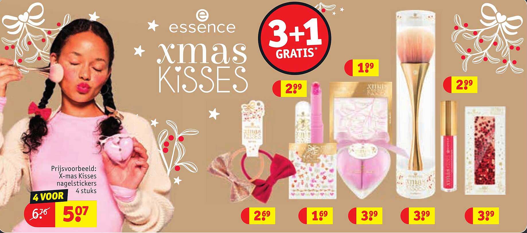 Essence Xmas Kisses aanbieding bij Kruidvat
