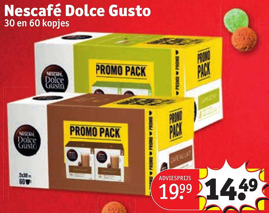 Nescafé Dolce Gusto Promo Pack aanbieding bij Kruidvat