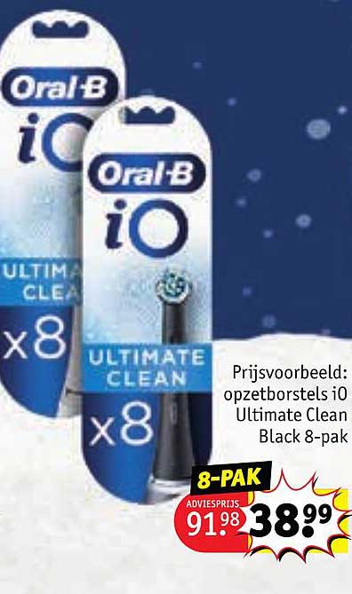 Oral-B Io Ultimate Clean X8 aanbieding bij Kruidvat