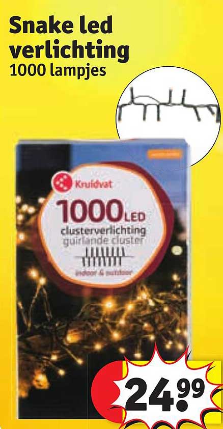 Snake Led Verlichting aanbieding bij Kruidvat