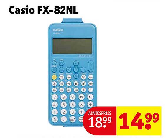 Casio Fx-82Nl aanbieding bij Kruidvat
