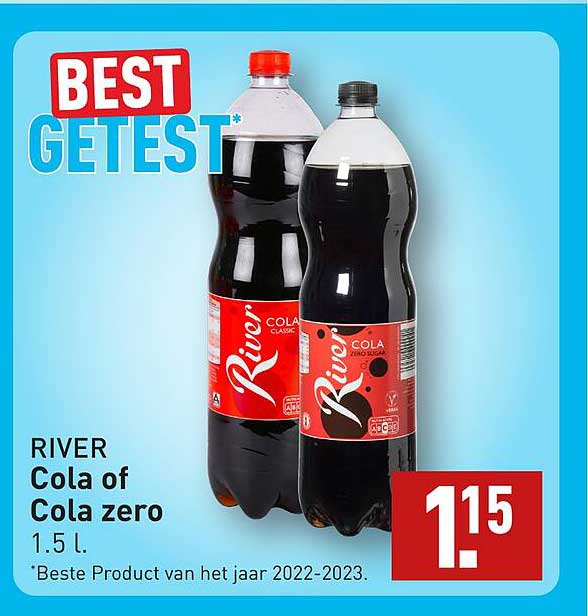 River Cola Of Cola Zero aanbieding bij ALDI
