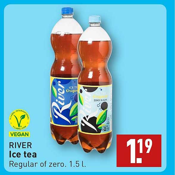 River Ice Tea aanbieding bij ALDI