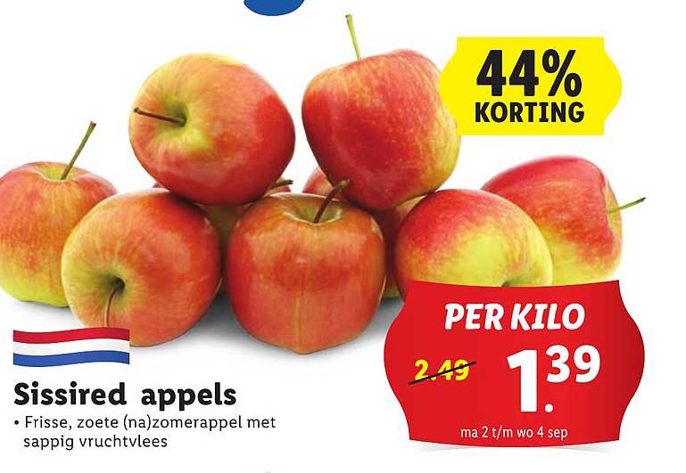 Sissired Appels aanbieding bij Lidl