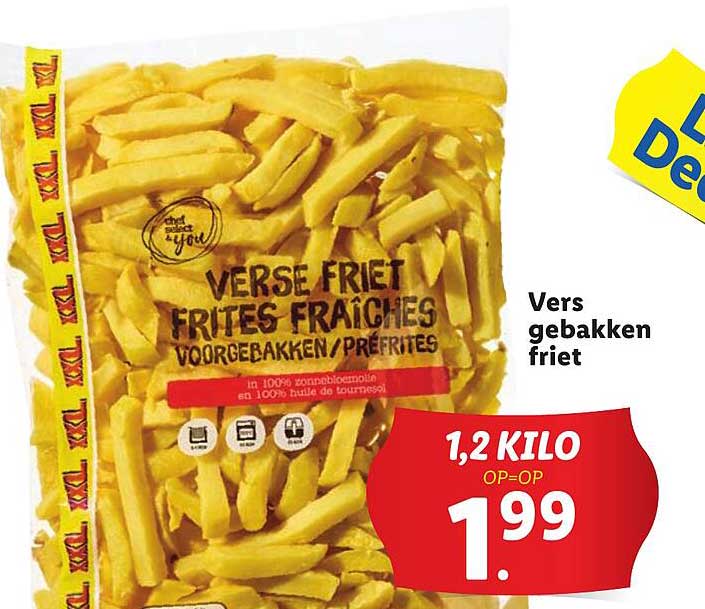 Verse Friet aanbieding bij Lidl