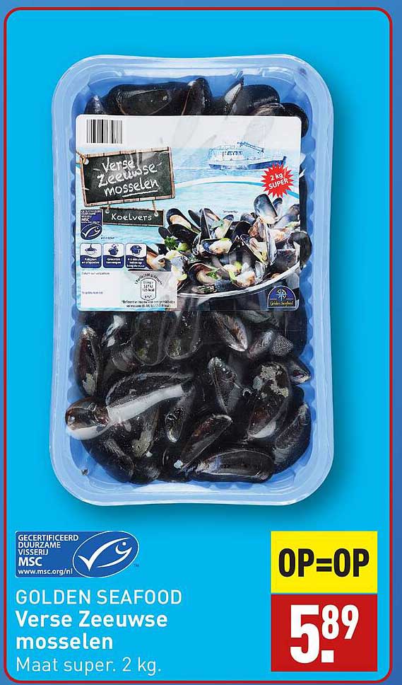Verse Zeeuwse Mosselen aanbieding bij ALDI