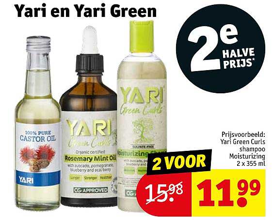 Yari En Yari Green aanbieding bij Kruidvat