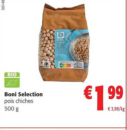 Promo Boni Selection Pois Chiches chez Colruyt - iCatalogue.fr