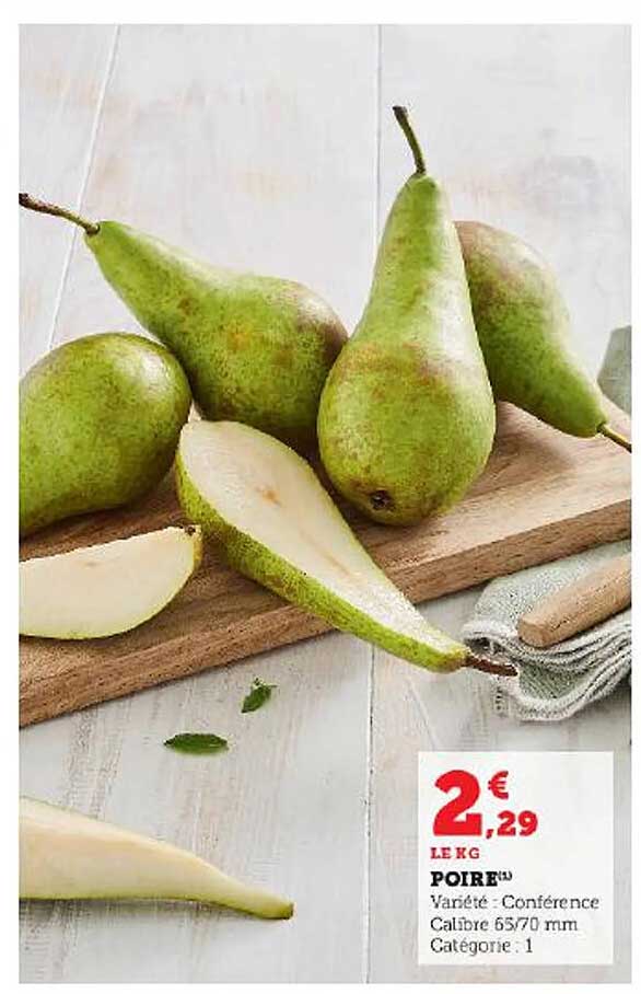 Promo Poire Conférence chez Hyper U - iCatalogue.fr
