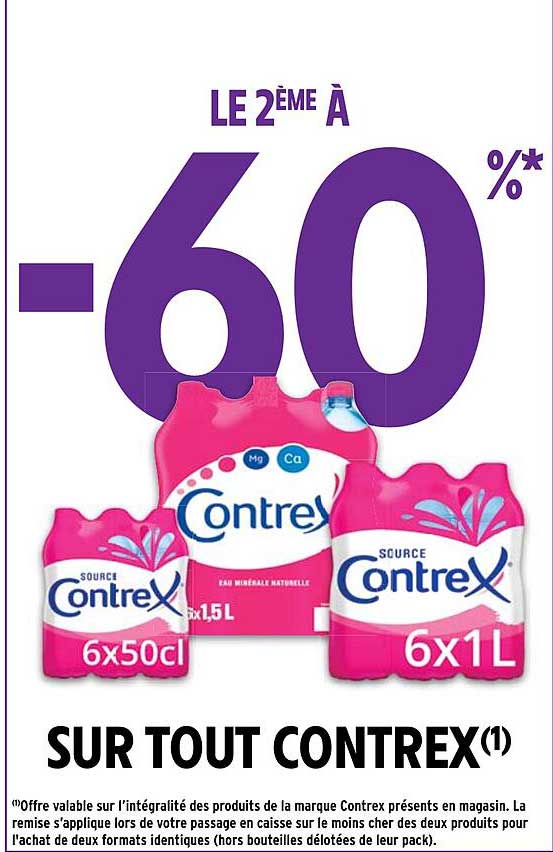 Promo Contrex chez Intermarché Hyper - iCatalogue.fr