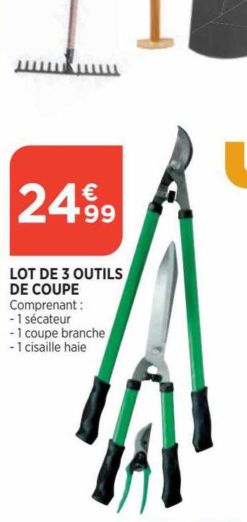 Promo Lot De 3 Outils De Coupe chez Bi1 - iCatalogue.fr