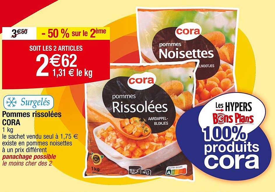 Promo Pommes Rissolées Cora chez Cora - iCatalogue.fr