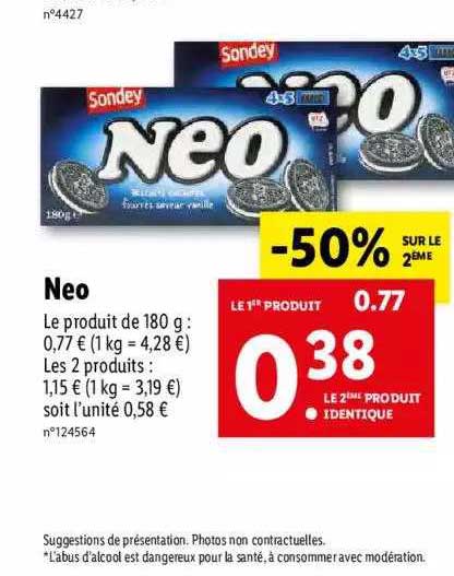 Promo Neo Sondey chez Lidl - iCatalogue.fr