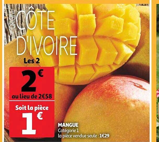 Promo Mangue chez Auchan - iCatalogue.fr