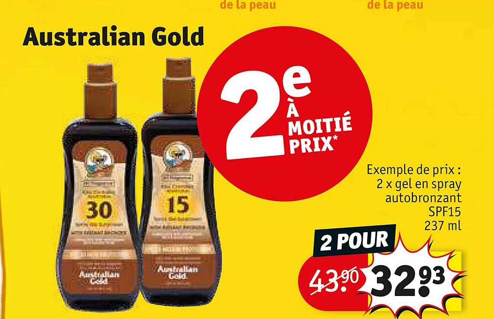 Promo Australian Gold chez Kruidvat - iCatalogue.fr