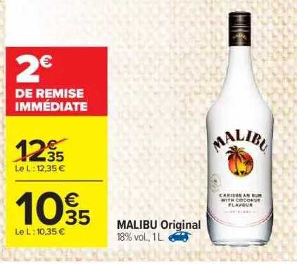 Offre Malibu Original chez Carrefour