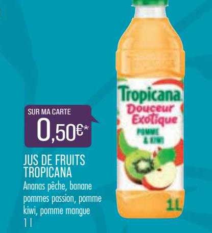 Promo Jus De Fruits Tropicana chez Match - iCatalogue.fr