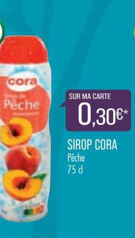 Promo Sirop Cora chez Match - iCatalogue.fr
