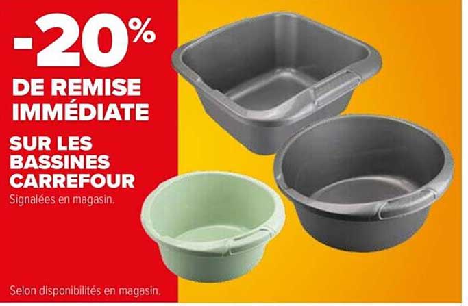 Promo Bassines Carrefour chez Carrefour - iCatalogue.fr