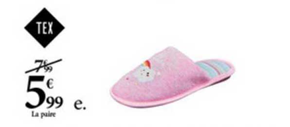 Promo Paire Chaussures Tex chez Carrefour - iCatalogue.fr