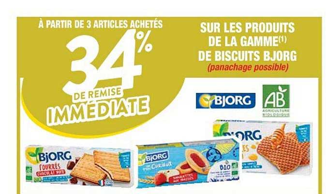 Promo La Gamme De Biscuits Bjorg chez Cora - iCatalogue.fr